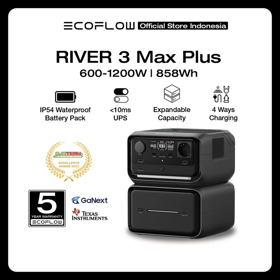 EcoFlow River 3 Max Plus - Powerstation STS